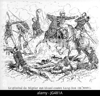 Vintage illustration, Oscar de Négrier, French general of the Third ...