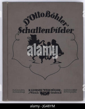 Front cover of the book "Schattenbilder" by German artist Otto Böhler ...