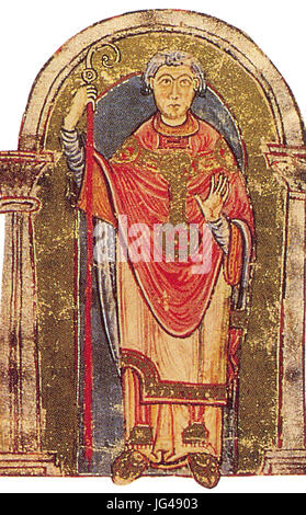 Otto Bischof von Eichstätt 1182 - 1196 Gundekarianum Stock Photo - Alamy