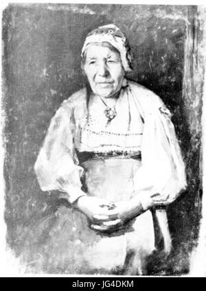 Paul Raud ema käistega ja kirjutatud tanuga Stock Photo - Alamy