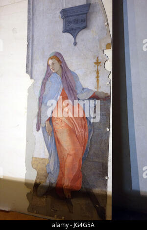 Florence, Restoration of the Capponi Chapel in the church of Santa ...