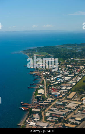 Aerial view, Honiara, Honiara, Honiara City Province, Solomon Islands ...