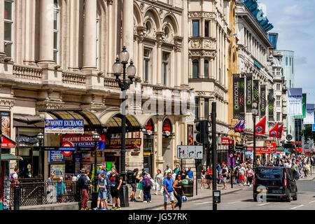 Looking Down Coventry Street From Piccadilly Circus, London, UK Stock ...