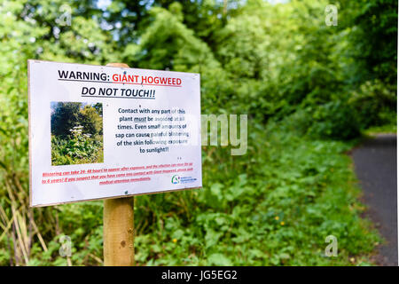 Danger Invasive Species sign Stock Photo - Alamy