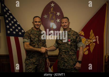 Maj. Gen. John K. Love Commanding General of 2nd Marine Division, made ...
