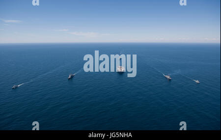 170627-N-TJ319-487 ATLANTIC OCEAN (June 27, 2017) The aircraft carrier ...