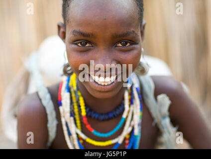 Smiling Arbore Tribe Woman, Omo Valley, Ethiopia Stock Photo - Alamy