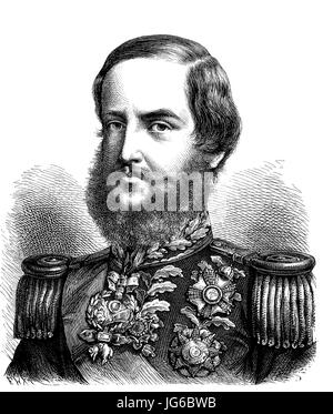 Pedro II of Brazil (1825-1891), the Magnanimous. Second and last ruler ...