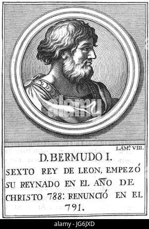 Retrato-043-Rey de León-Bermudo I Stock Photo - Alamy