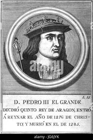 PEDRO III EL GRANDE. REY DE ARAGON 1240-1285. OLEO ANONIMO. PALACIO DE ...