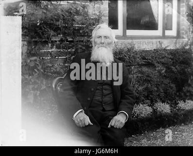 Revd William Rees Williams, rector of Gyffylliog at 86 yrs Stock Photo ...