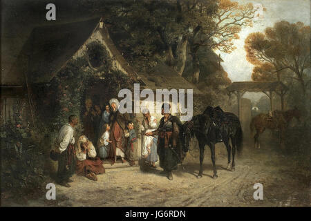 Maksymilian Gierymski - Powrót bez pana 1868 Stock Photo - Alamy