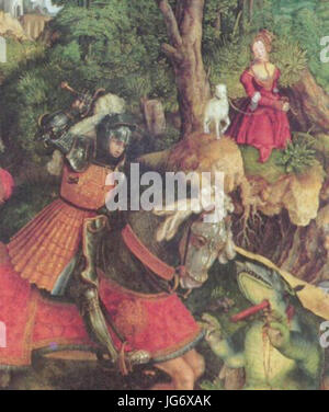 This painting of Saint George by Leonard Beck captures the legendary ...