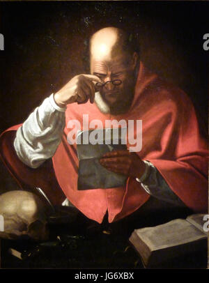 Georges de La Tour's work, numbered 048, demonstrates his signature ...