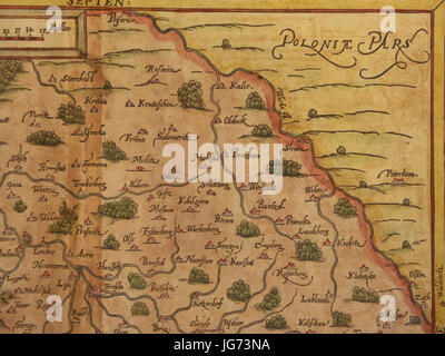 Map of Silesia 28160029 Stock Photo - Alamy