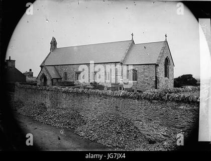The church, Bodedern Stock Photo - Alamy