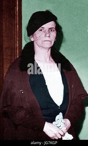 Marie Becker lors de son procès en 1938 Stock Photo - Alamy