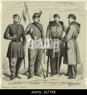 Uniformes de la légion Garibaldi Stock Photo - Alamy