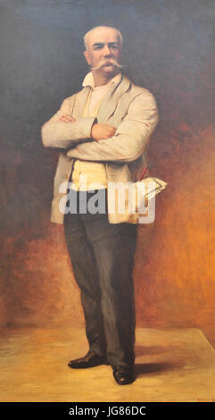This portrait of Vicuña Mackenna by Marcial Plaza Ferrand captures the ...