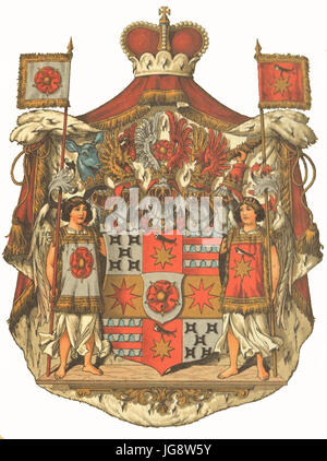 Wappen Deutsches Reich - Fürstentum Lippe transparent Stock Photo - Alamy