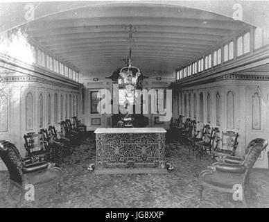 Wide West (steamboat) cabin interior ca 1880 Stock Photo - Alamy