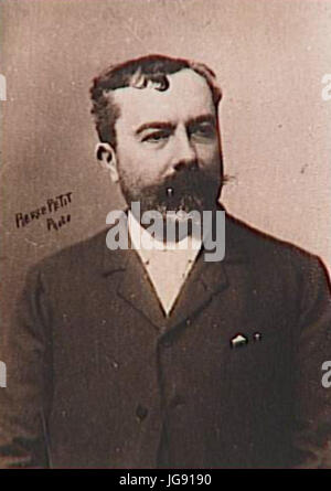 French painter Edouard Debat-Ponsan in his Paris studio. Photograph by ...