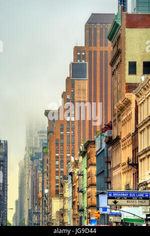 Old buildings on Broadway in New York City Stock Photo - Alamy