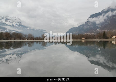 Lac de Domancy, Haute-Savoie, France Stock Photo - Alamy