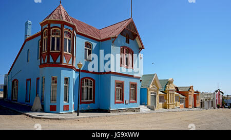 German colonial architecture, Luderitz, Namibia, Africa Stock Photo - Alamy