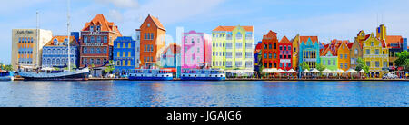 Handelskade Merchant Houses Willemstad Curacao Curaҫao Dutch Caribbean ...