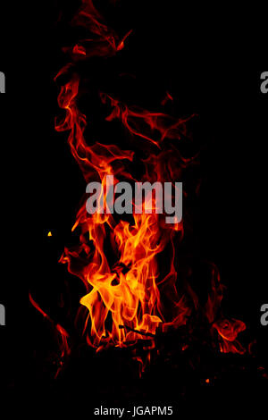Beautifully colored fire burning with big flames Stock Photo - Alamy