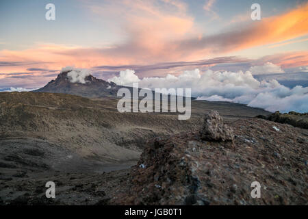 Mawenzi Peak - second highest volcanic cones of Mount Kilimanjaro ...