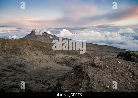 Mawenzi Peak - second highest volcanic cones of Mount Kilimanjaro ...