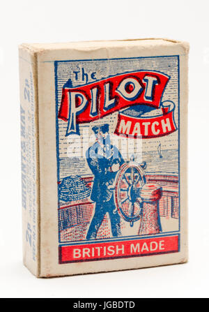 Box of Pilot Matches, Made by Bryant and May in England Stock Photo - Alamy