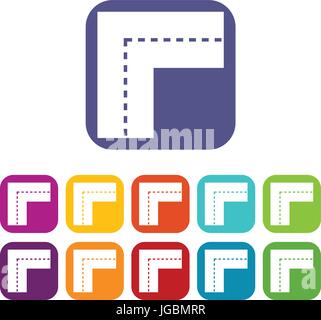 Turning road icons set Stock Vector Image & Art - Alamy