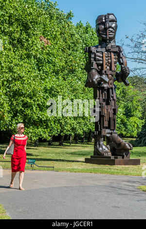 Vulcan sculpture by Eduardo Paolozzi on display at Scottish National ...