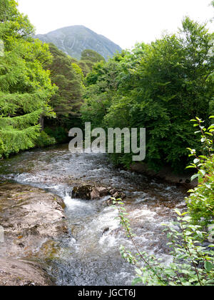 Fast flowing river, Glencoe Stock Photo - Alamy