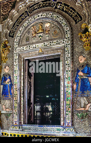 Kanch mandir, Indore, madhya pradesh, india, asia Stock Photo - Alamy