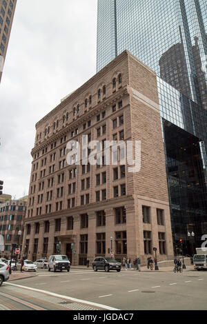 former boston stock exchange building facade to exchange place Boston ...