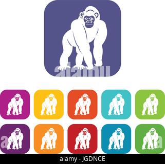 Bonobo icon green Stock Vector Image & Art - Alamy