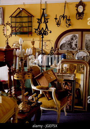 The inside of an antique shop Stock Photo - Alamy