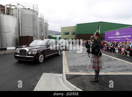 Queen Elizabeth II with Highland Spring owner His Excellency Mohammed ...