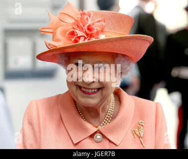 Queen Elizabeth II with Highland Spring owner His Excellency Mohammed ...