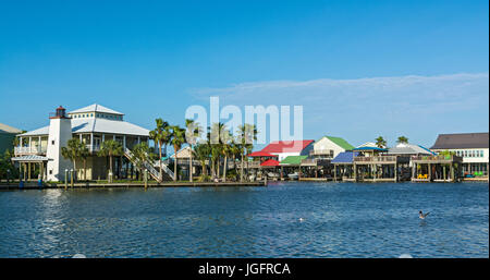 Louisiana, Lafourche Parish, Port Fourchon, Pointe Fourchon, waterfront ...
