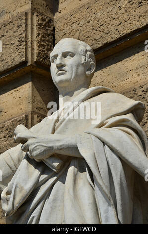 Statue of Cicero in front of the Palace of Justice in Rome, Italy Stock ...