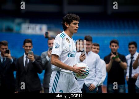 The soccer playerJesus Vallejo of Real Madrid in Madrid on Friday 7th ...