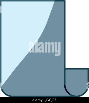 blue shading silhouette of continuously sheet with printed source code in closeup Stock Vector ...
