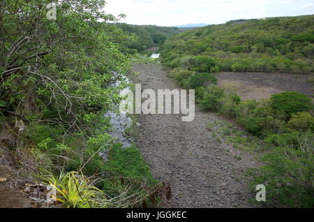 A river running through the Reserva Natural Miraflor, a popular tourist ...