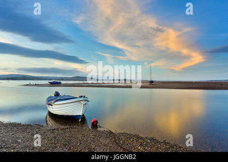Exmouth Beach At Sunset, Devon UK Stock Photo - Alamy