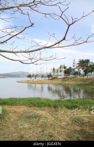 Dam funnel, 2016, Church, district, Macaia, Bom Sucesso, Minas Gerais ...